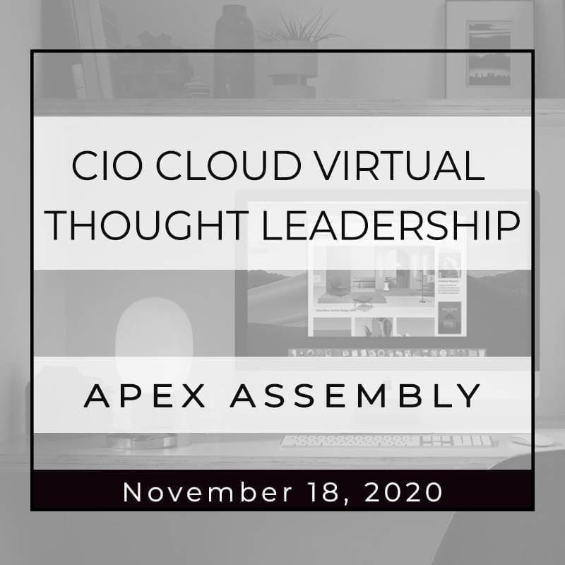 2020 CIO Cloud Virtual Thought Leadership DXC Technology - Apex Assembly